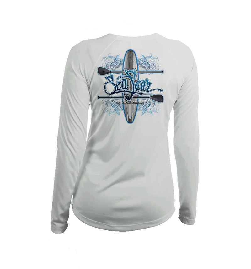 Paddleboard SUP Long Sleeve V-Neck Performance Tee – Sea Fear